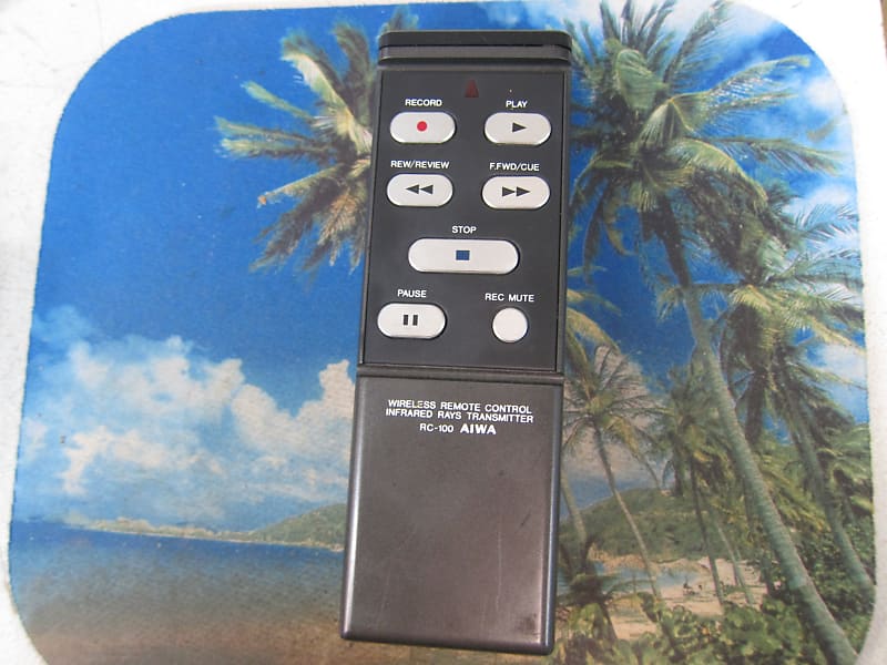 Aiwa RC-100 Remote Control, Not Working, Japan RC-100 1970s | Reverb