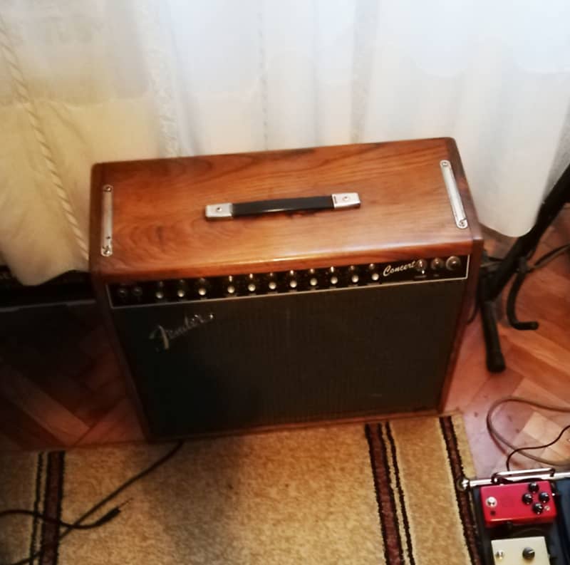 Fender Concert II Amp 1982 (Rivera era) custom wood cabinet! | Reverb
