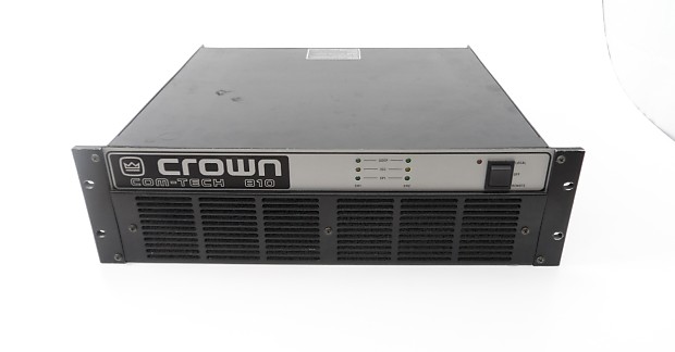 Crown Com Tech 810 Power Amp Fully Functional 300 Watts @ 8 | Reverb