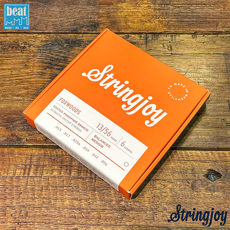 Stringjoy Foxwoods Coated Bronze Phosphor Acoustic Guitar | Reverb