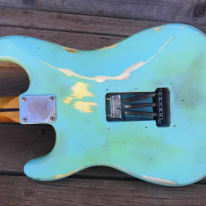 Fender Stratocaster - Daphne Blue (Hard Relic) | Reverb