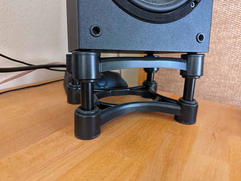 IsoAcoustics Iso-Stand Series Speaker Isolation Stands with | Reverb