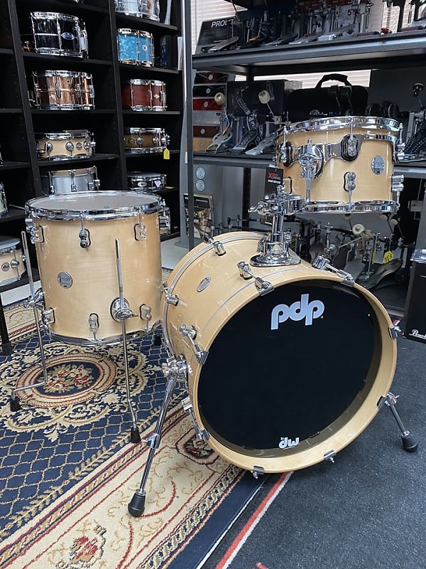 PDP Concept Series Maple Bop in Natural Lacquer finish, Local | Reverb