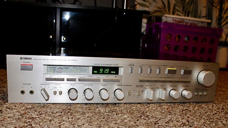 1980’s Yamaha R-2000 Natural Sound Monster Stereo Receiver | Reverb