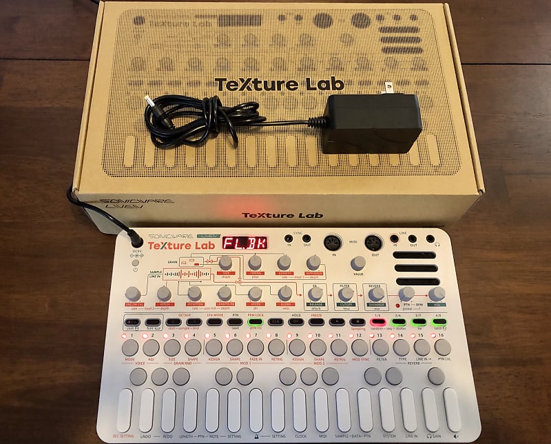 Sonicware Texture Lab Granular Synthesizer + Power Supply | Reverb
