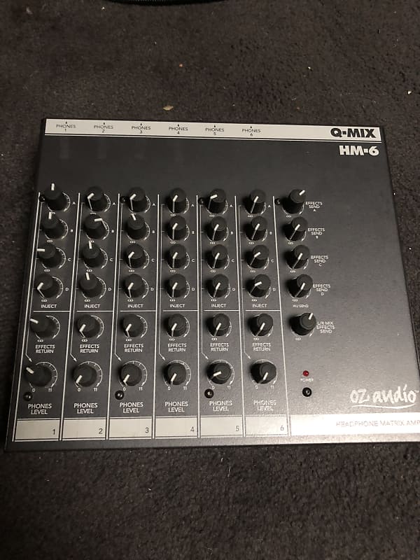 Oz Audio Q-Mix HM-6 six channel headphone matrix mixer | Reverb