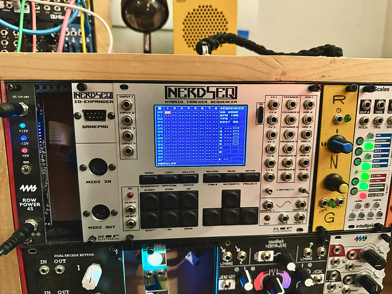 XOR Electronics NerdSeq Eurorack Tracker - Silver | Reverb