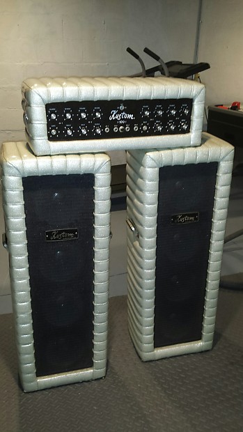 Kustom K100 B-5 White Sparkle | Reverb
