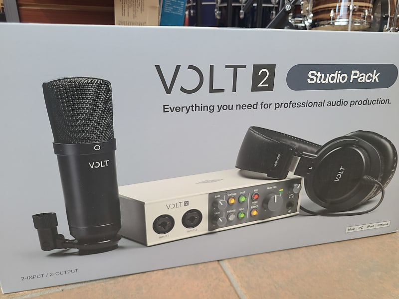 Universal Audio Volt 2 Studio Pack - Tan / Gray | Reverb Canada