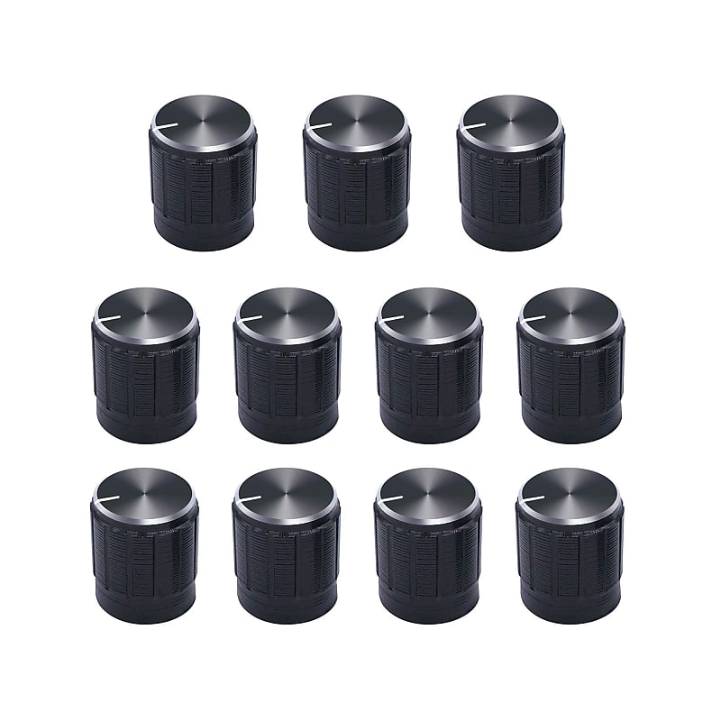 11pcs Black Rotary Control Potentiometer Knob Encoder knob | Reverb