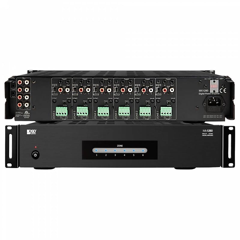 OSD Audio MX1280 6-Zone Power Amplifier - Open Box - Like | Reverb