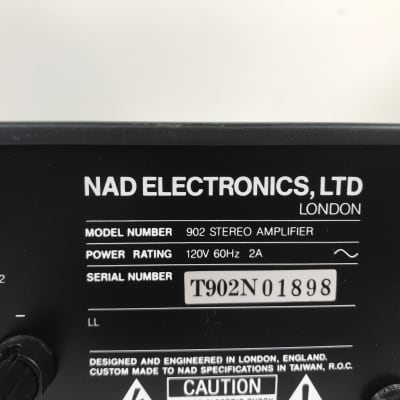 NAD 902 Stereo Power Amplifier | Reverb
