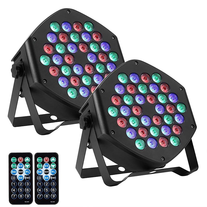 Rgb Stage Lighting 2Pack, 36Led Dj Par Lights, Uplighting For | Reverb