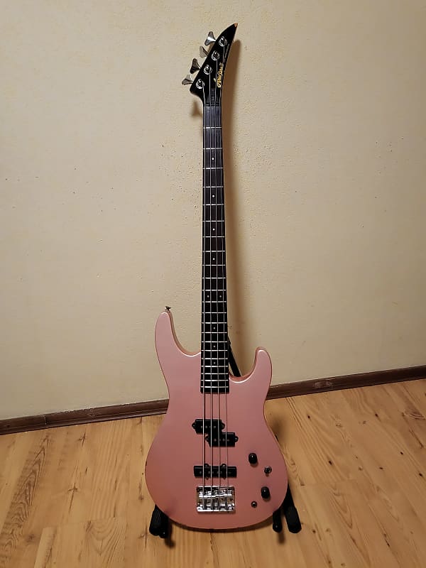Aria SLB 2 90-s - Pink with dimarzio pickup | Reverb