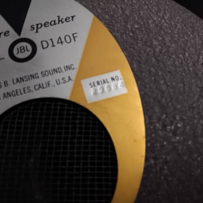 1968 JBL D140F 15" 8 Ohm Speakers Excellent Original | Reverb Canada