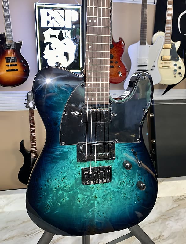 ESP LTD TE-200DX - Blue Burst | Reverb