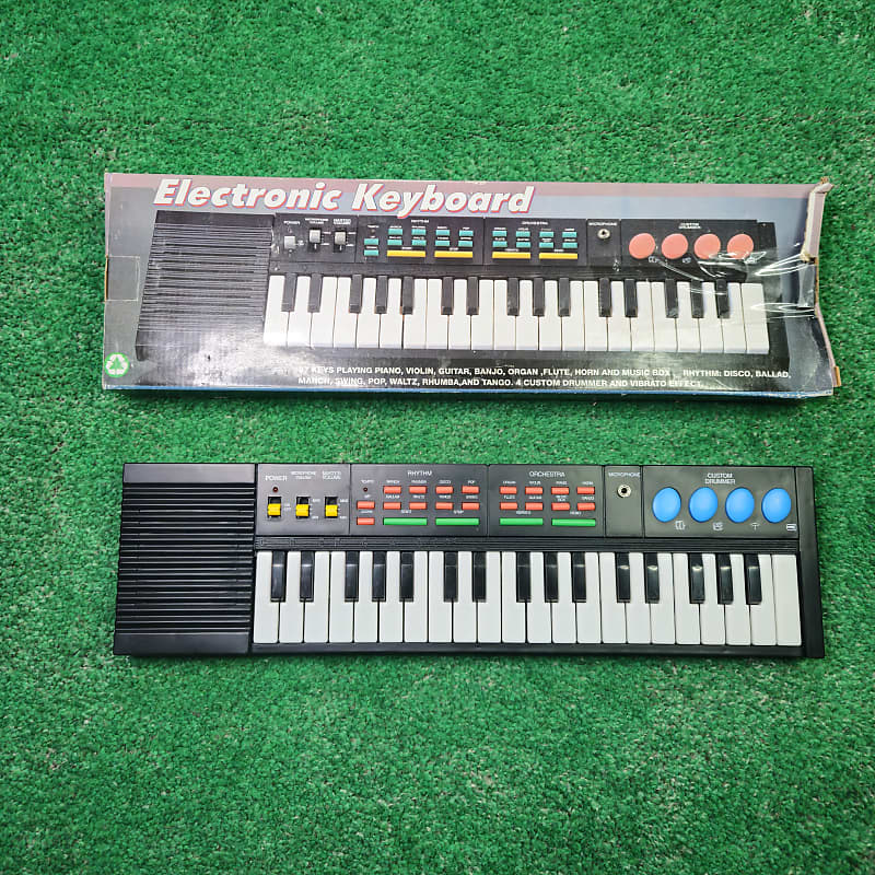Vintage Square Wave Synthesizer Electronic Keyboard With Box | Reverb