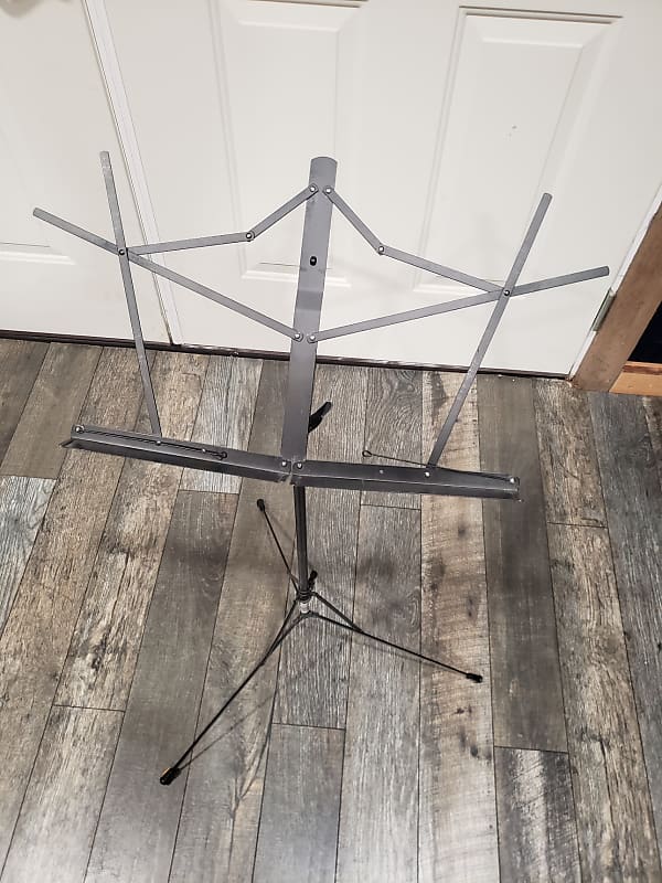 Tri-Fold Music Stands Black PAIR | Reverb