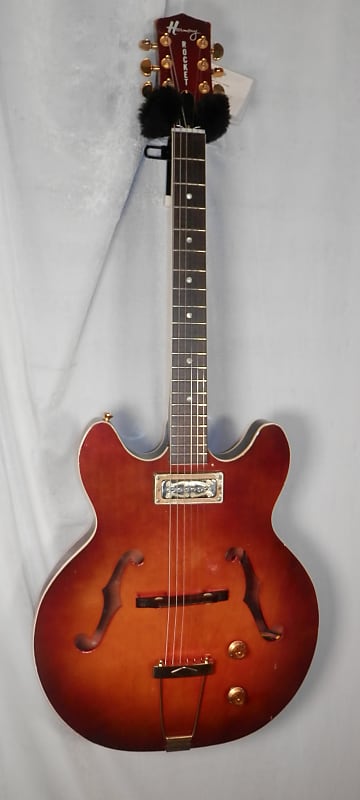 Harmony H-53-1 Rocket Hollow Body electric guitar Sunburst | Reverb