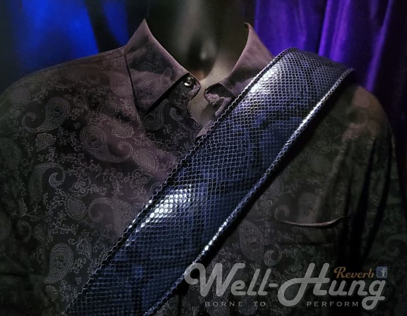 Well-Hung Snakes in My Brain "Midnight Blue" Python 3" wide | Reverb