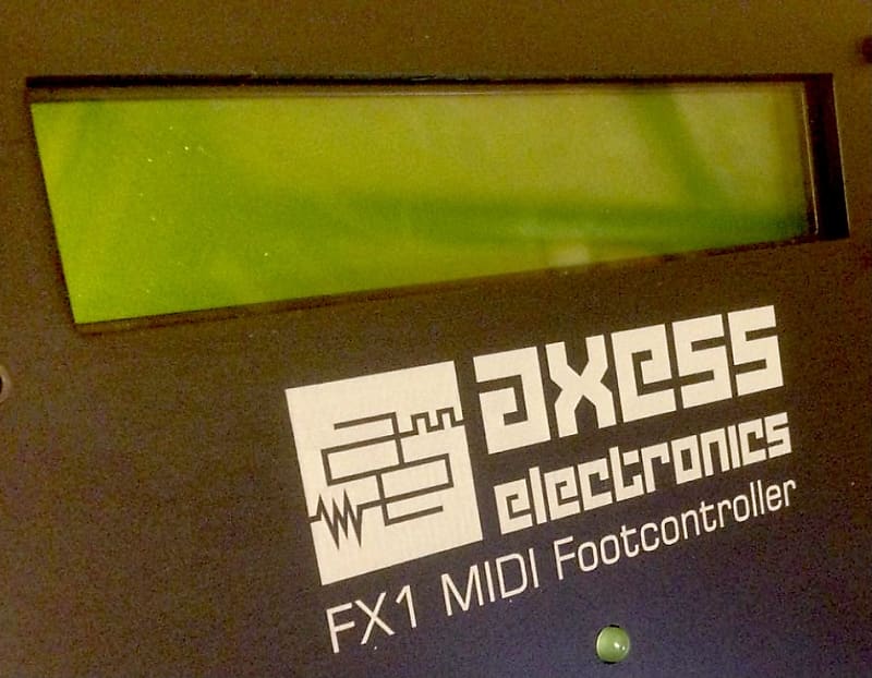 Axess Electronics FX1 MIDI Foot-Controller LCD Display | Reverb