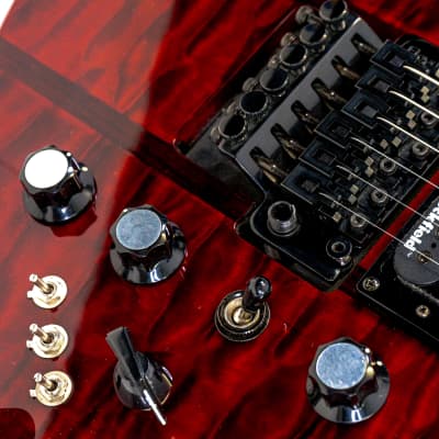 B.C. Rich Mockingbird Legacy Trans Red Flame w/ Versatile | Reverb