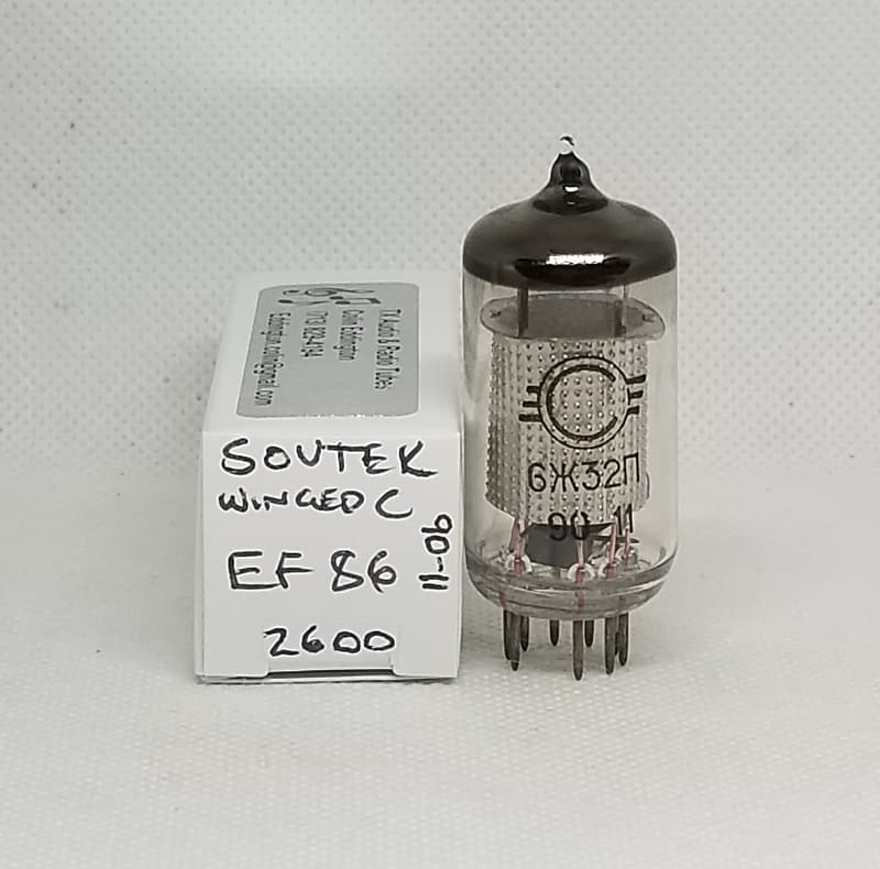Sovtek Svetlana Winged C EF86 Single NOS 6267 CV2901 | Reverb