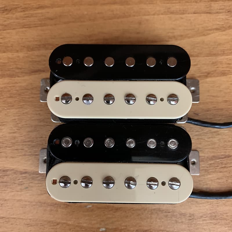 Seymour Duncan Alnico II Pro APH-1 humbucker set zebra | Reverb