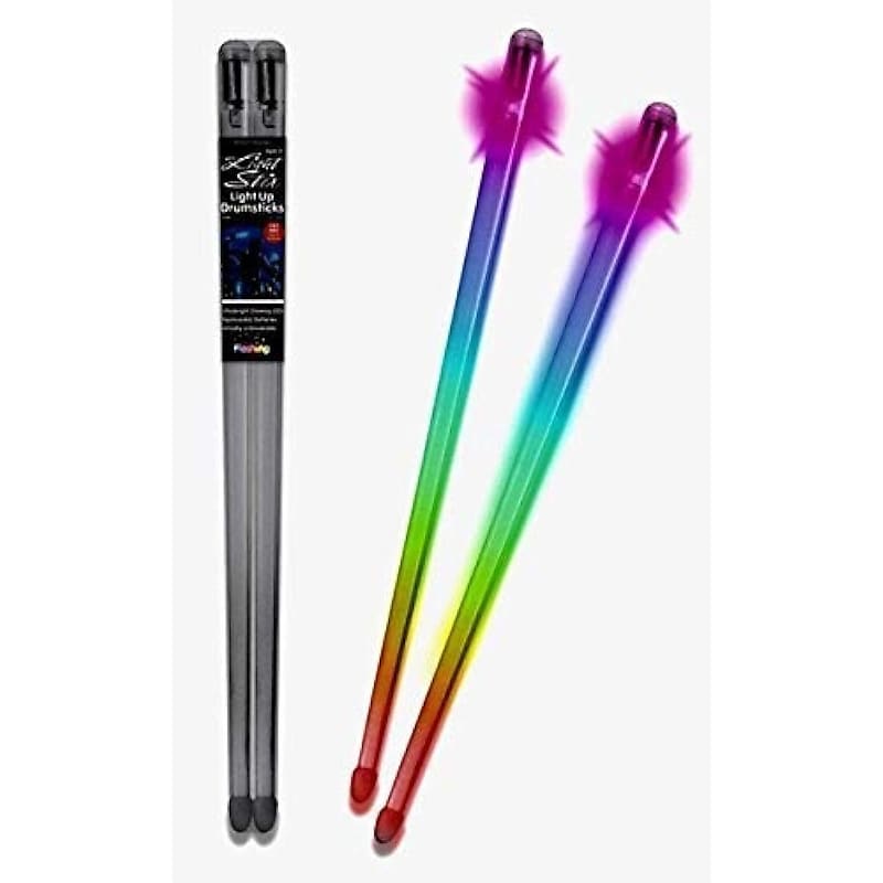 Light Stix Led Light Up Drumsticks (Rainbow) | Reverb