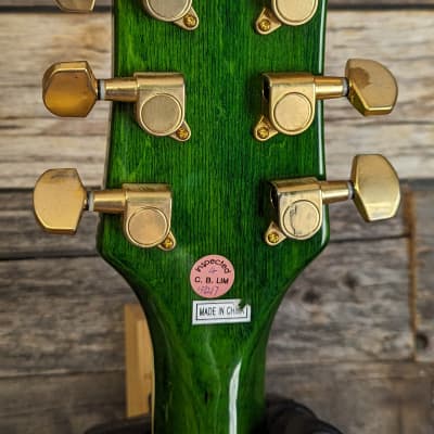 (16485) Jay Turser JT- 220 Serpent -Emerald Green | Reverb