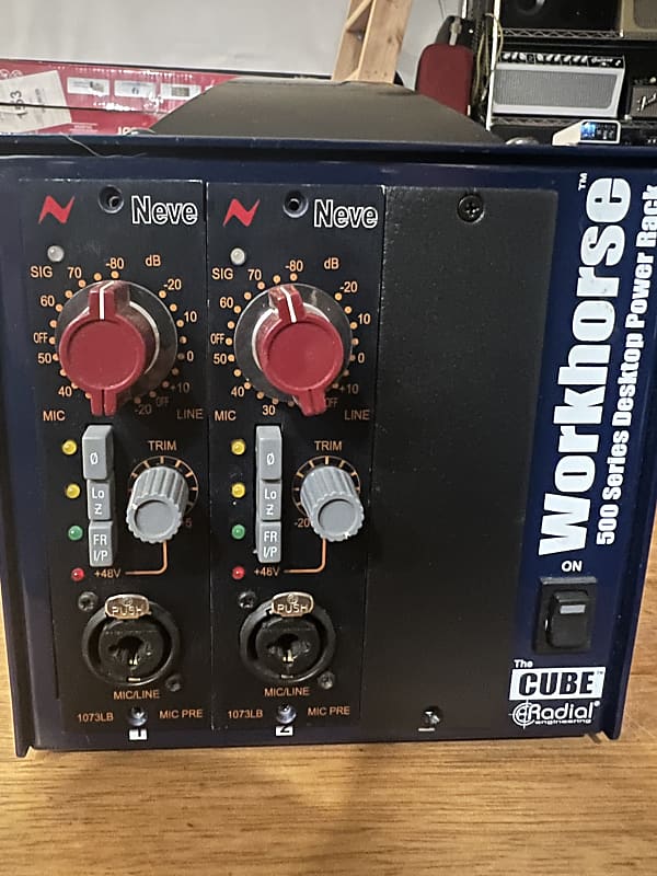 AMS Neve 1073lb x2 Stereo with Radial Cube Workhouse | Reverb