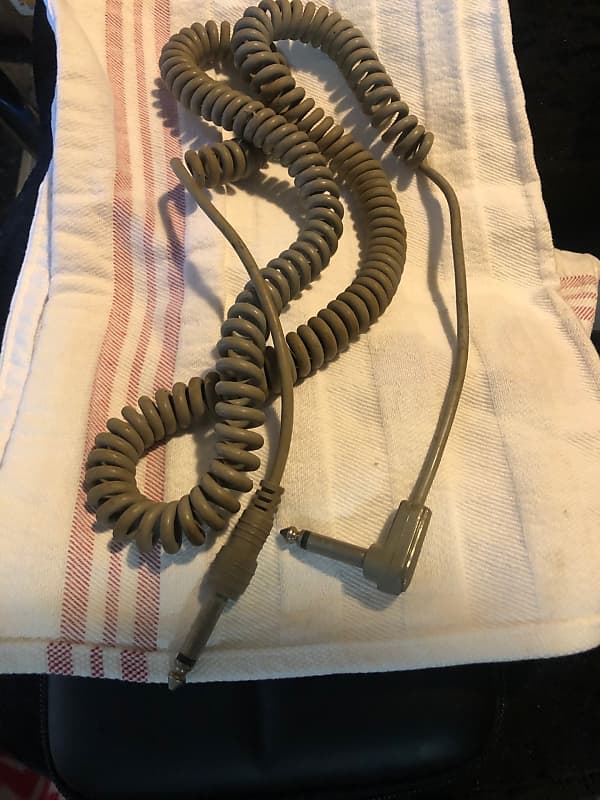 Radio Shack instrument cable 70's - Grey | Reverb