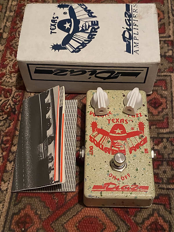 Diaz Texas Square Face Fuzz RARE Finish, Cesar built, OG Box | Reverb