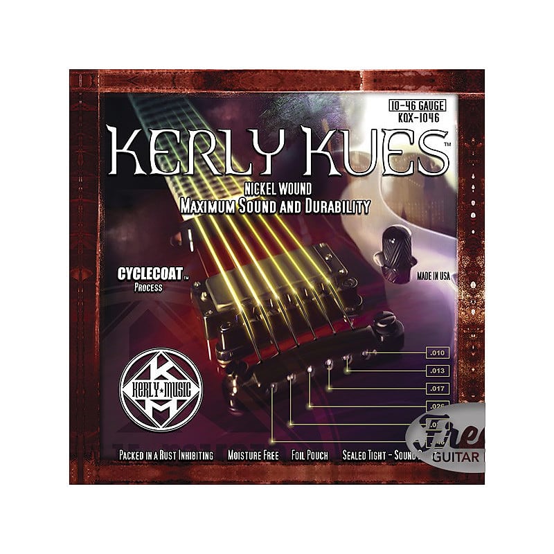KERLY® nickel electric guitar strings 010-046 | Reverb