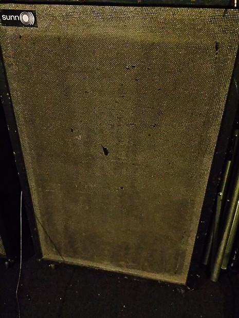Original 1969 Sunn 2000S 2x15 Bass Cab | Reverb