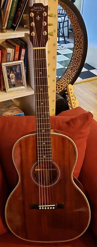Schecter GLP-1 Grant Lee Philips Acoustic Electric Parlor | Reverb