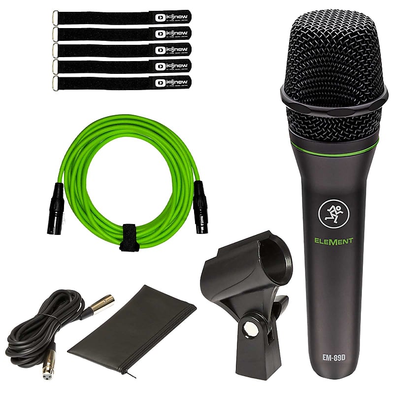 Mackie EM-89D EM89D EleMent Series Dynamic Vocal Microphone | Reverb