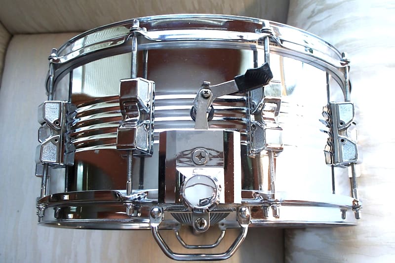 1980s 6'' x 14'' Dual Parallel Strainer Snare Drum | Reverb