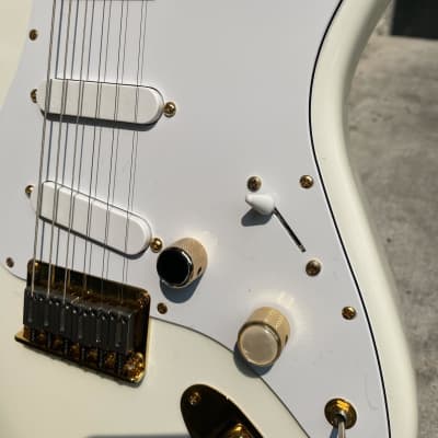 2010s Kiesel Bolt 6 USA Custom Shop "Marilyn" - White with | Reverb