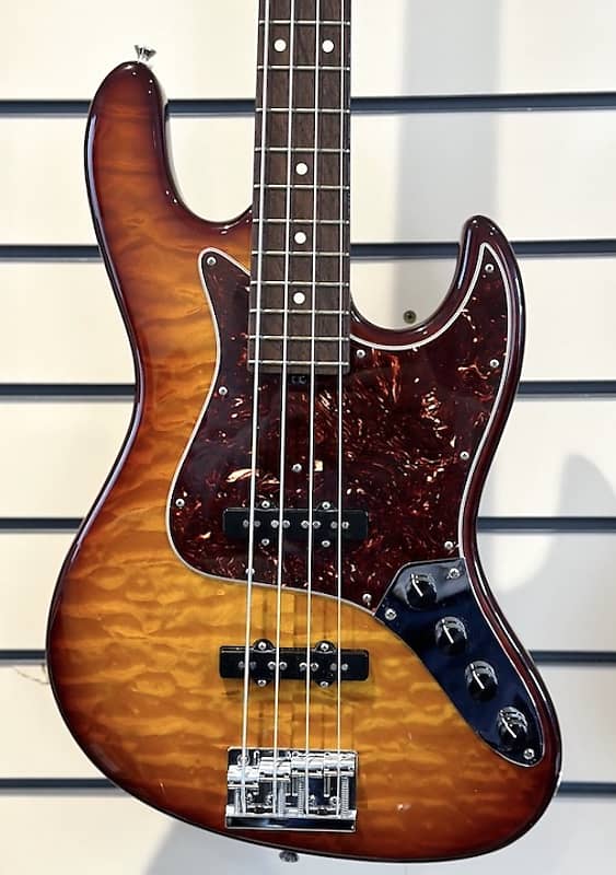 Sadowsky Custom 21 Fret, Mid 2000's - Quilted Maple Dark | Reverb