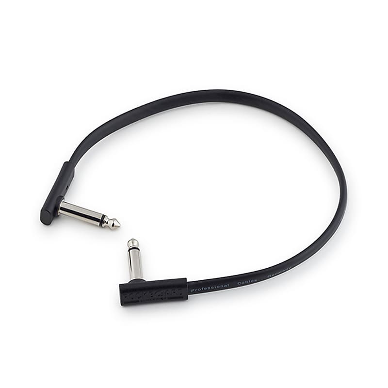 Rockboard Flat Patch Cable 11.81" - Black | Reverb