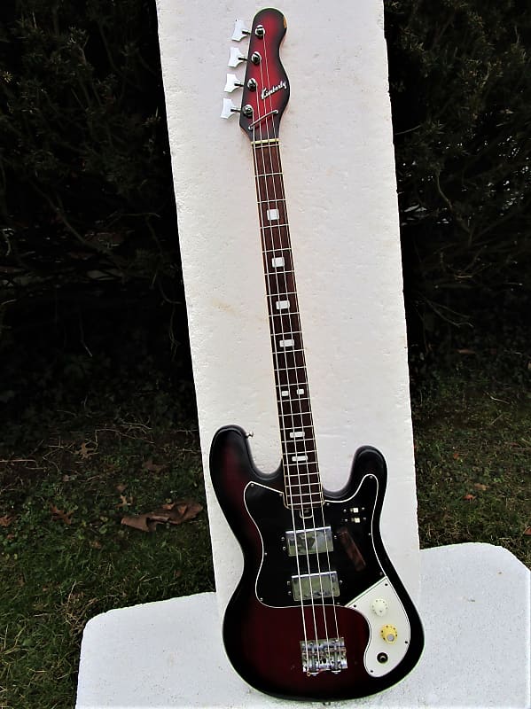 Kimberly Bass Guitar, 1960's, Japan, 2 Humbucker Pickups, | Reverb