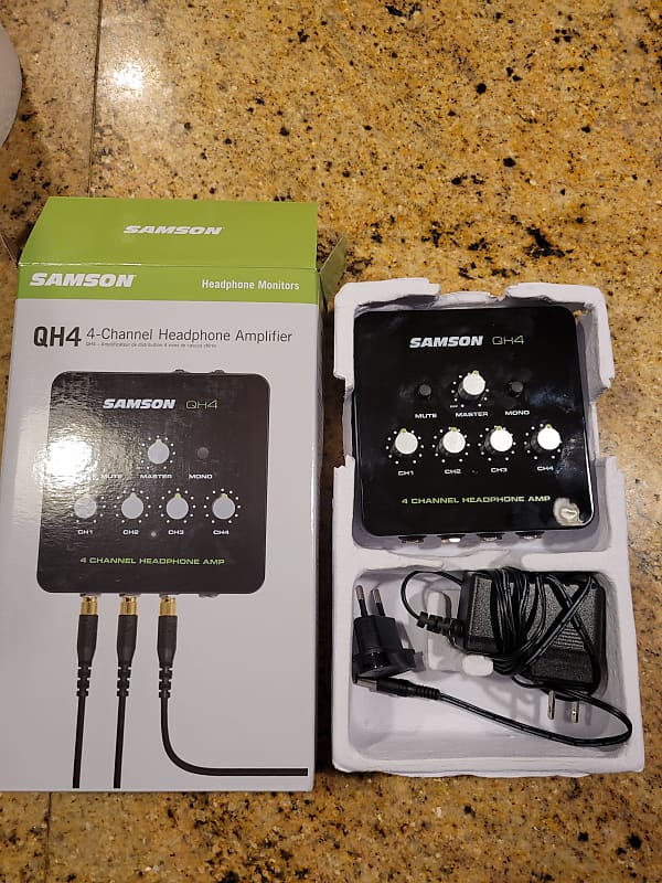 Samson QH4 4-Channel Headphone Amplifier | Reverb
