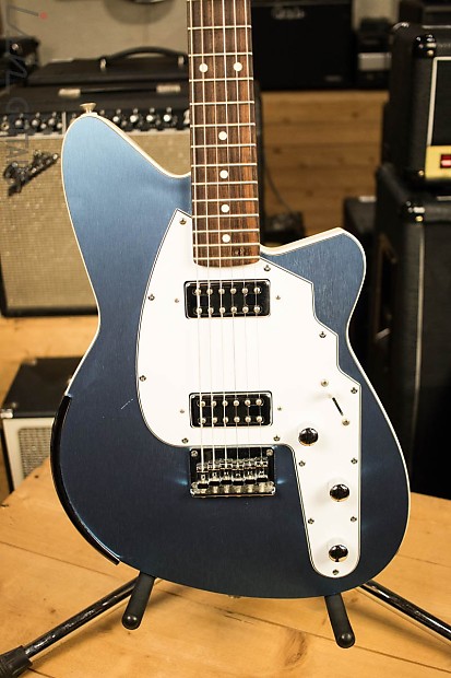 2005 USA Reverend Wolfman Advanced Anodized Aluminum Blue | Reverb