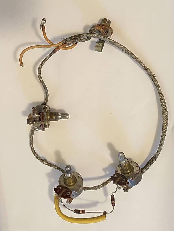 Vintage 1955 Clarostat Wiring Harness Split Shaft Pots | Reverb UK