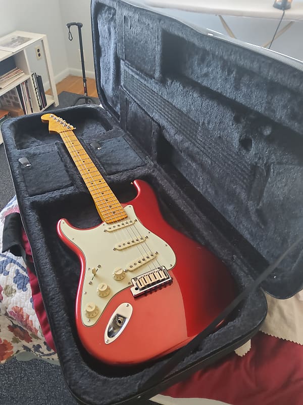 Fender Stratocaster Lefthanded Frankenstrat 2015 - Sparkle | Reverb