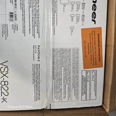 Pioneer VSX-822-K Home theater receiver with 3D-ready HDMI | Reverb