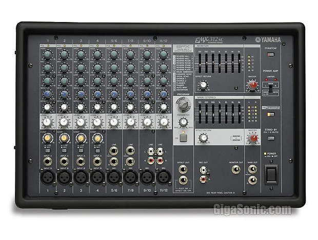 Yamaha EMX312SC 12-Channel Powered Mixer | Reverb