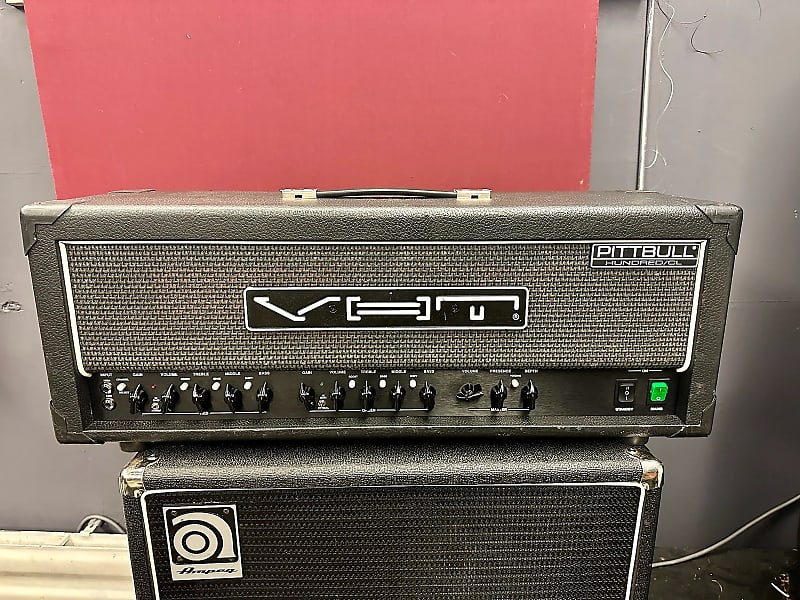 VHT Fryette Pittbull CL100 Black Tube Head guitar amplifier | Reverb