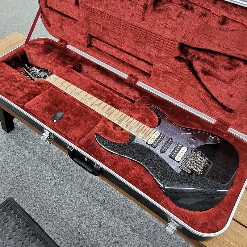 Ibanez Prestige RG3550 with Case - Galaxy Black | Reverb